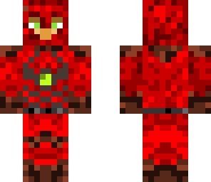 Red Villager Warrior | Minecraft Skin