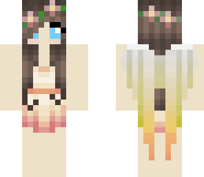 Alf girl Different eyes | Minecraft Skin