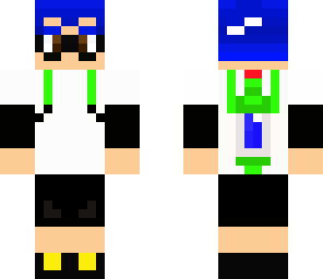 Splatoon Inkling Male | Minecraft Skin