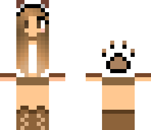 Dog Girl | Minecraft Skin