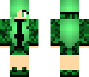 Human Creeper Girl | Minecraft Skins
