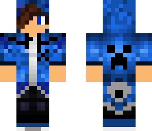 Blue hoodie boy | Minecraft Skin