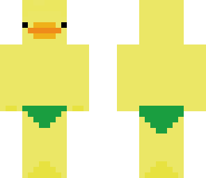 Green speedo duck | Minecraft Skin