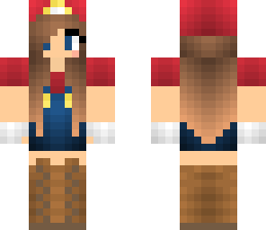 mario girl | Minecraft Skin