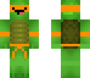 derp Mikey teenage mutant ninja turtle | Minecraft Skin