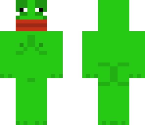 Pepe the Frog | Minecraft Skin