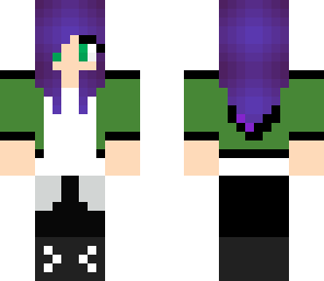 Mal From Descendants Skin | Minecraft Skin