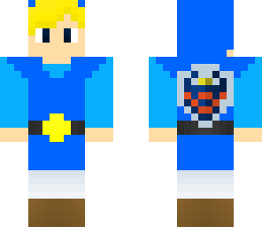 Blue Toon Link | Minecraft Skin