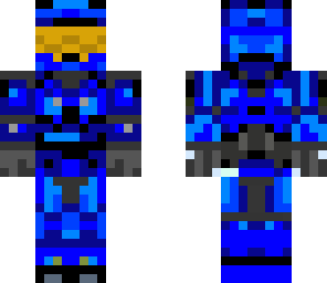 Blue master chief | Minecraft Skin