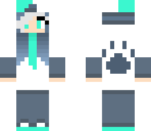 Truxton Hellhound Human Girl Form | Minecraft Skin