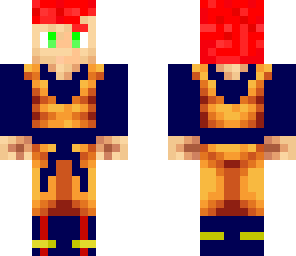 Super Saiyan God Goten | Minecraft Skin