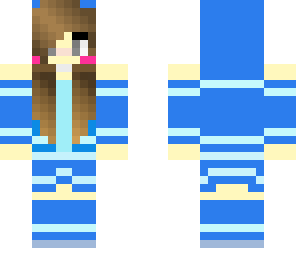 EDIT Mudkip Girl | Minecraft Skin