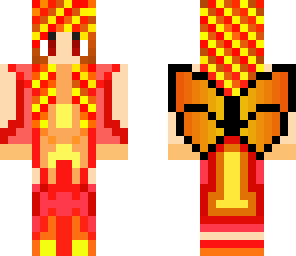 fire princess | Minecraft Skin