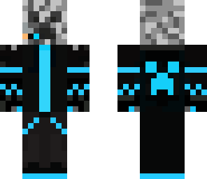 blue creeper gamer | Minecraft Skin