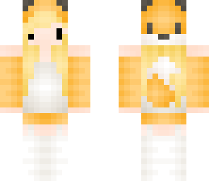 Chibi Fox Girl | Minecraft Skin