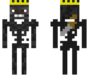 King black skeletons | Minecraft Skin