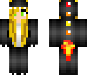 Fire Monster | Minecraft Skin