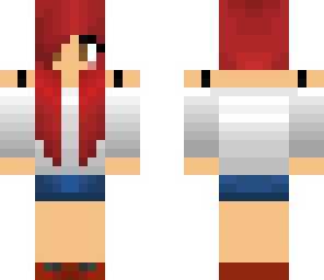 Pelirroja Minecraft Skins