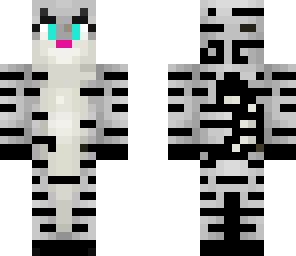 Female white tiger | Minecraft Skin