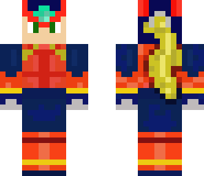 MEGAMAN zero | Minecraft Skin