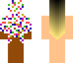 Melted Ice Cream | Minecraft Skin