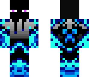 Blue Flame Enderman | Minecraft Skin
