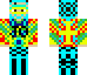 High Tech and Jewel color | Minecraft Skin