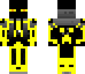 Yellow Enderman | Minecraft Skin