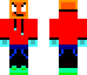 Fire Slime | Minecraft Skin