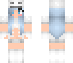 cute skeleton girl | Minecraft Skin