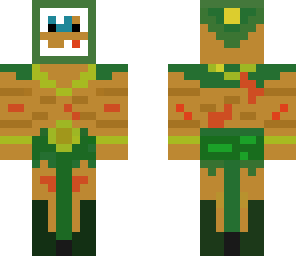 Aztec Warrior Skin with Mask | Minecraft Skin