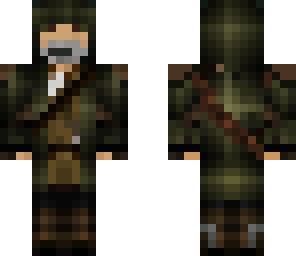 Halt grijze jager | Minecraft Skin