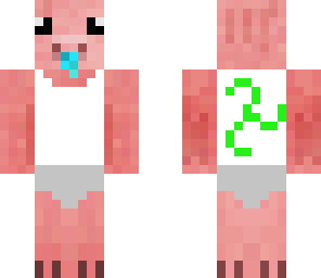Mr Derp pig | Minecraft Skin