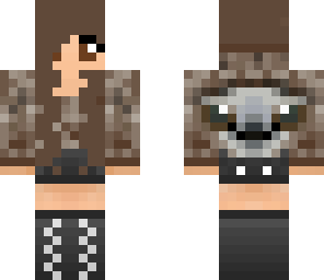 smiling sloth girl | Minecraft Skin