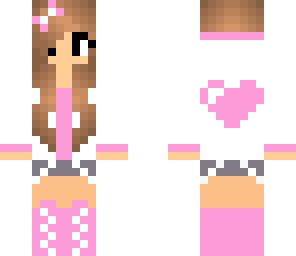 Pink Gamer Girl | Minecraft Skin