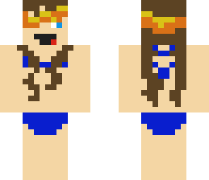 Floppy Minnie Blue | Minecraft Skin