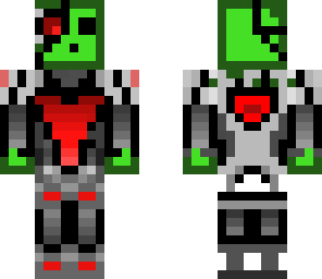 Cyborg Slime | Minecraft Skin