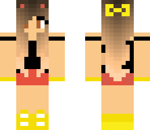 Cute Minnie Mouse Girl | Minecraft Skin