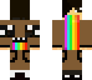 rainbow vomiting | Minecraft Skin