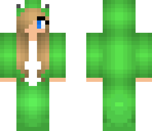 Frog Girl | Minecraft Skin