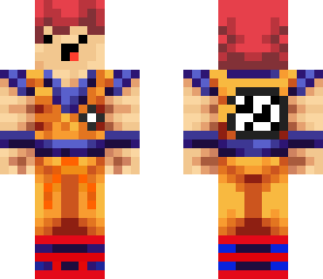 derpy goku | Minecraft Skin