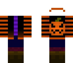 Amy's Pumpkin Jacket Overlay | Minecraft Skin