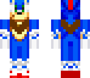 Shadic The Hedgehog | Minecraft Skin