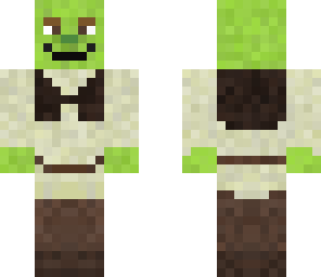 Shrek minecraft skin pocket edition - baseballret