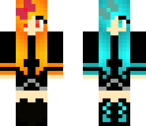 Girl Minecraft Skins Front And Back