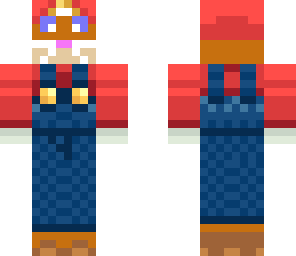 Cat Mario | Minecraft Skins