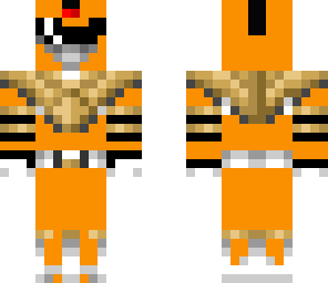 HALLOWEEN Power Ranger Skin Orange | Minecraft Skin