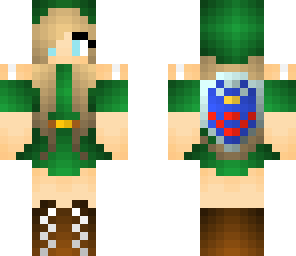Girl Link Minecraft Skin