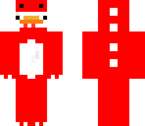 Red Dino Chicken | Minecraft Skin