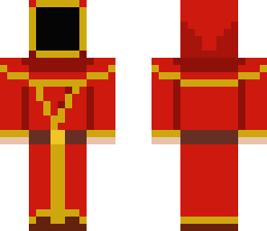 Magicka Red Wizard Robe | Minecraft Skin